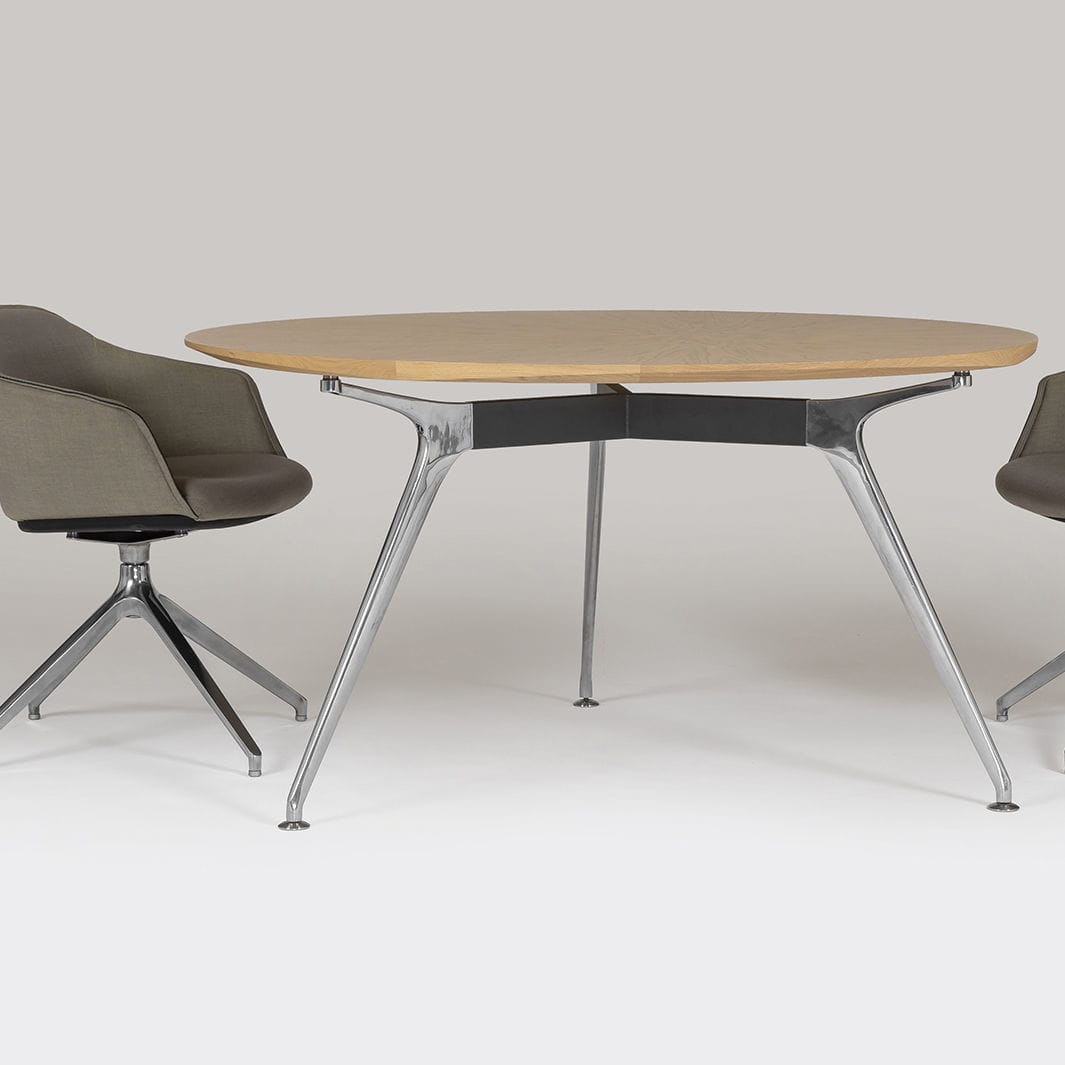 Moderner Tisch - OMEGA - WILLIAM HANDS - Stahl / Aluminium / Gestell ...