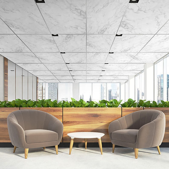 Akustikplatte für Decke - 60 / 60 - Acoustic.ae - Polyesterfaser / PET / quadratisch