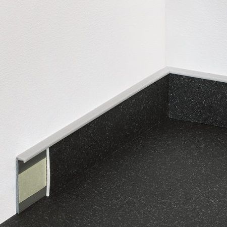 Weiße Zierleiste - TSL 55/6 - BOLTA - grau / Holz / PVC