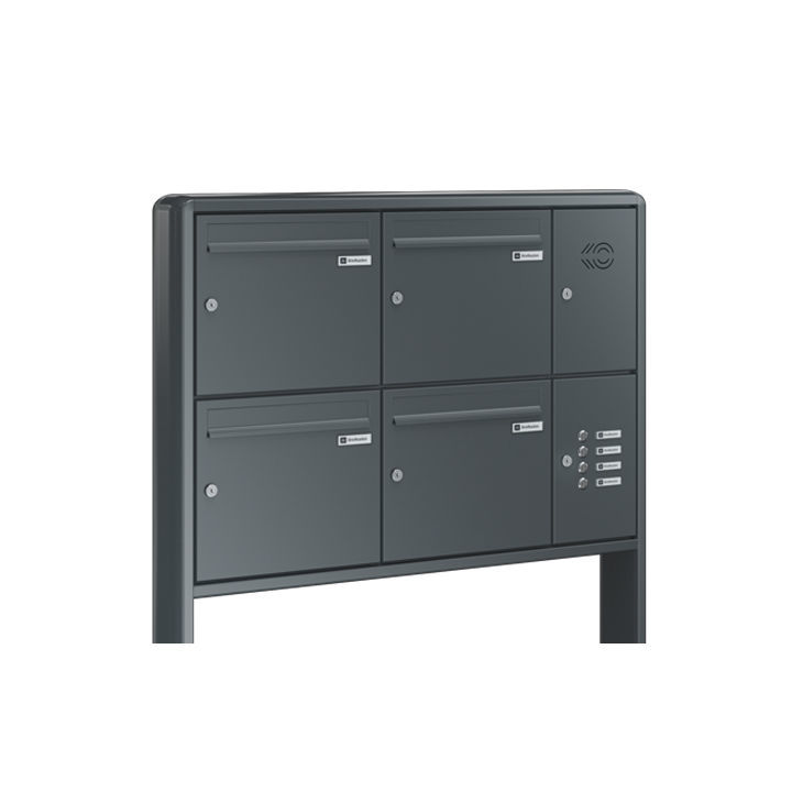 Bodenstehender Briefkasten - BUSINESS CLASS - Ju-Metall- warenfabrik ...