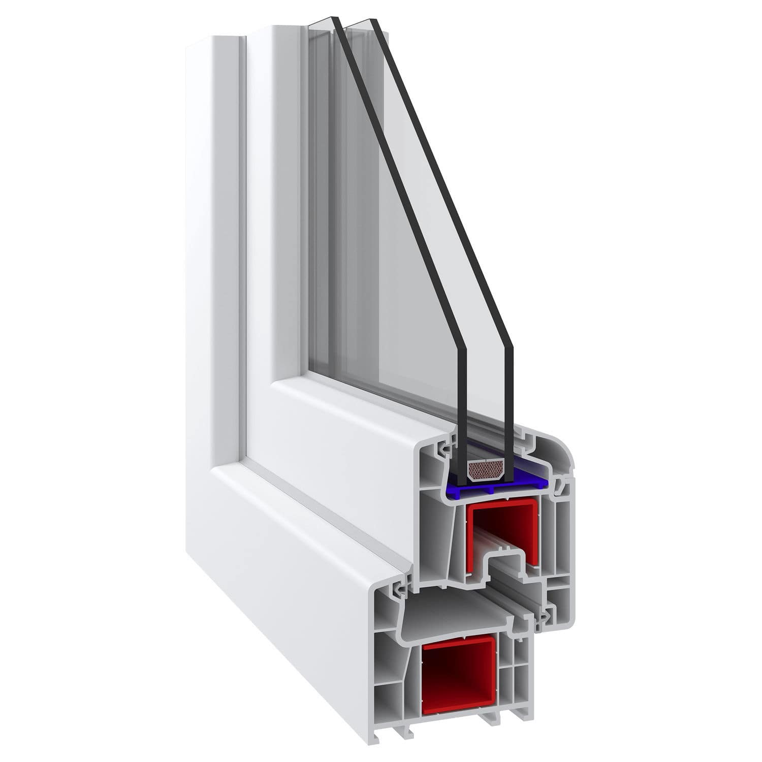 PVC-Fensterprofil - Atlantik 750 - Adopen Plastik - wasserdicht ...