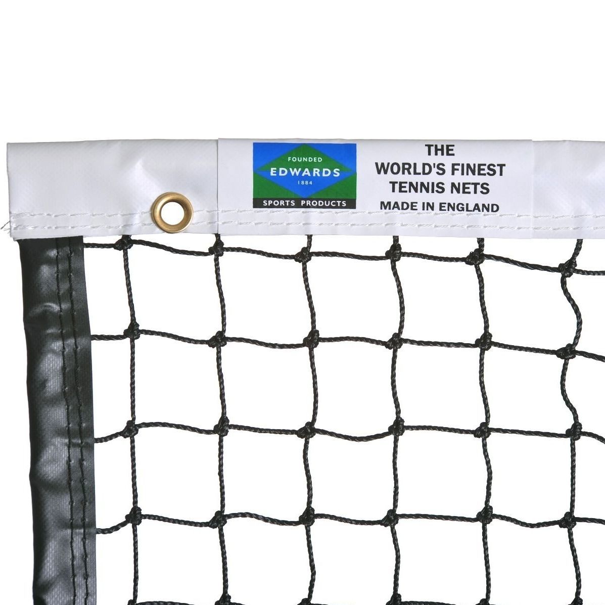 Tennis-Netz / Polyethylen - 5075 - Edwards Sports - schwarz / 2,5 mm ...