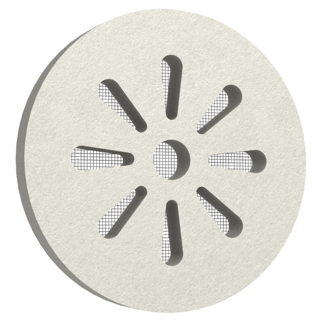 Dekor-Lüftungsgitter - EDG-09 - Eleni Decor - Polystyrol / rund / zur ...