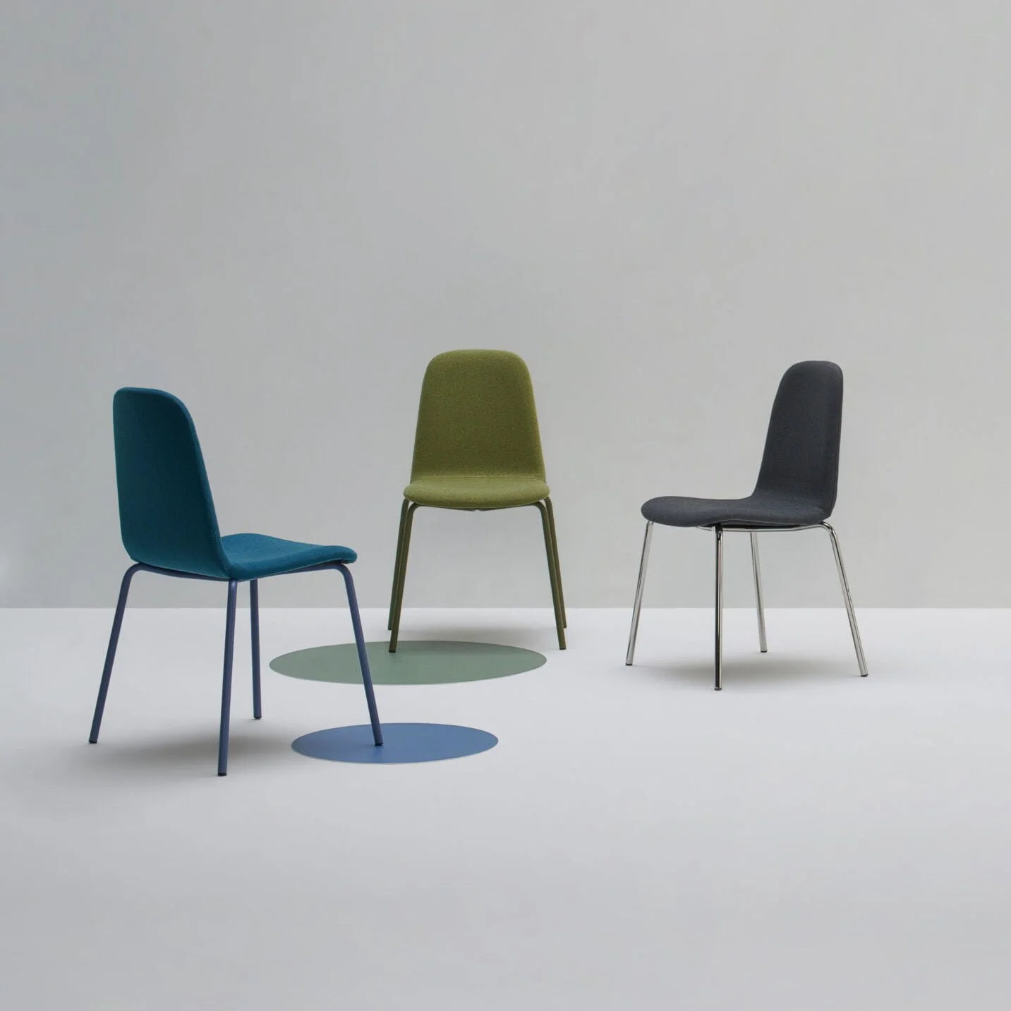 Moderner Stuhl - Shape - Glam_ee by Emmeti - Stoff / Gestell aus ...