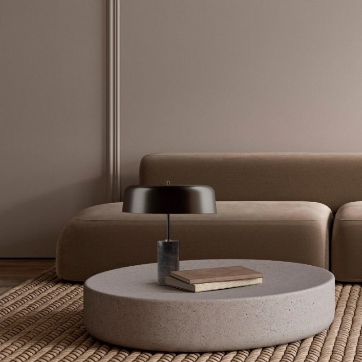 Tischlampe - ROMINA - Robin Lamps - Eisen / Marmor / modern