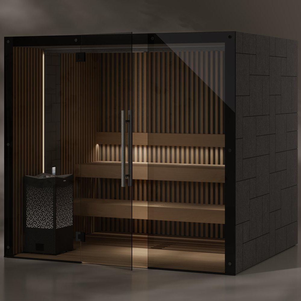 Sauna für Privatgebrauch - REFLECTION RIB - Tylö - für Gewerbegebrauch / Holz / Glas