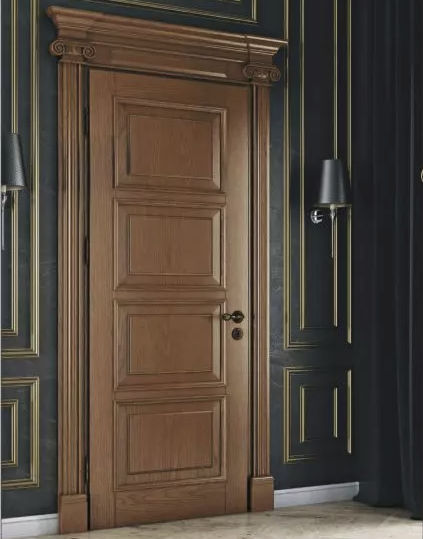 Tür für Innenbereich - ELIZABETH - IN WOOD LLC - Holz / einflügelig ...