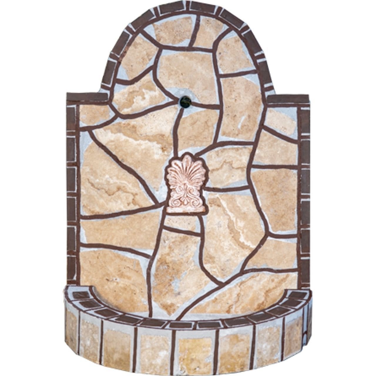 Garten-Springbrunnen - 0625 - Sxistolithos - bodenstehend / Stein / Keramik