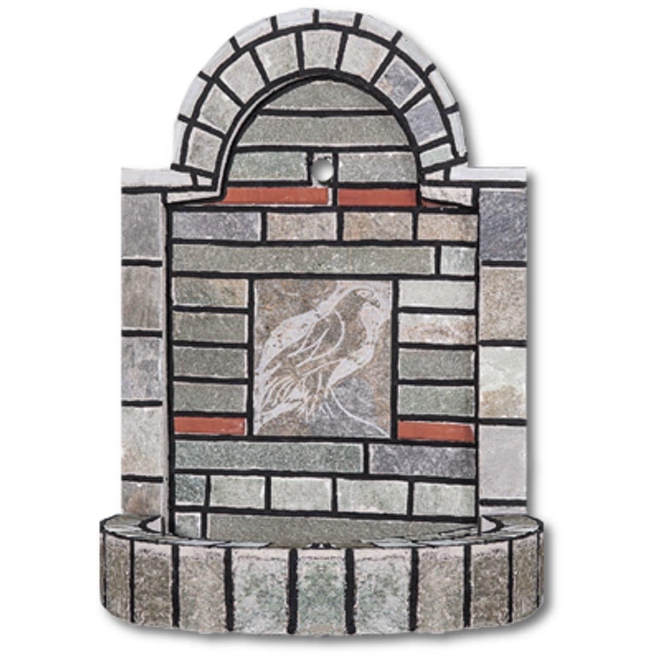 Garten-Springbrunnen - 0608 - Sxistolithos - bodenstehend / Stein / Keramik