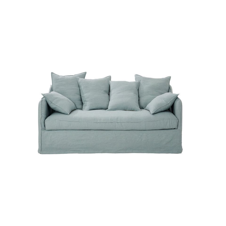 Modernes Sofa - Saint-Martin - HOME SPIRIT - Stoff / Federn / beige