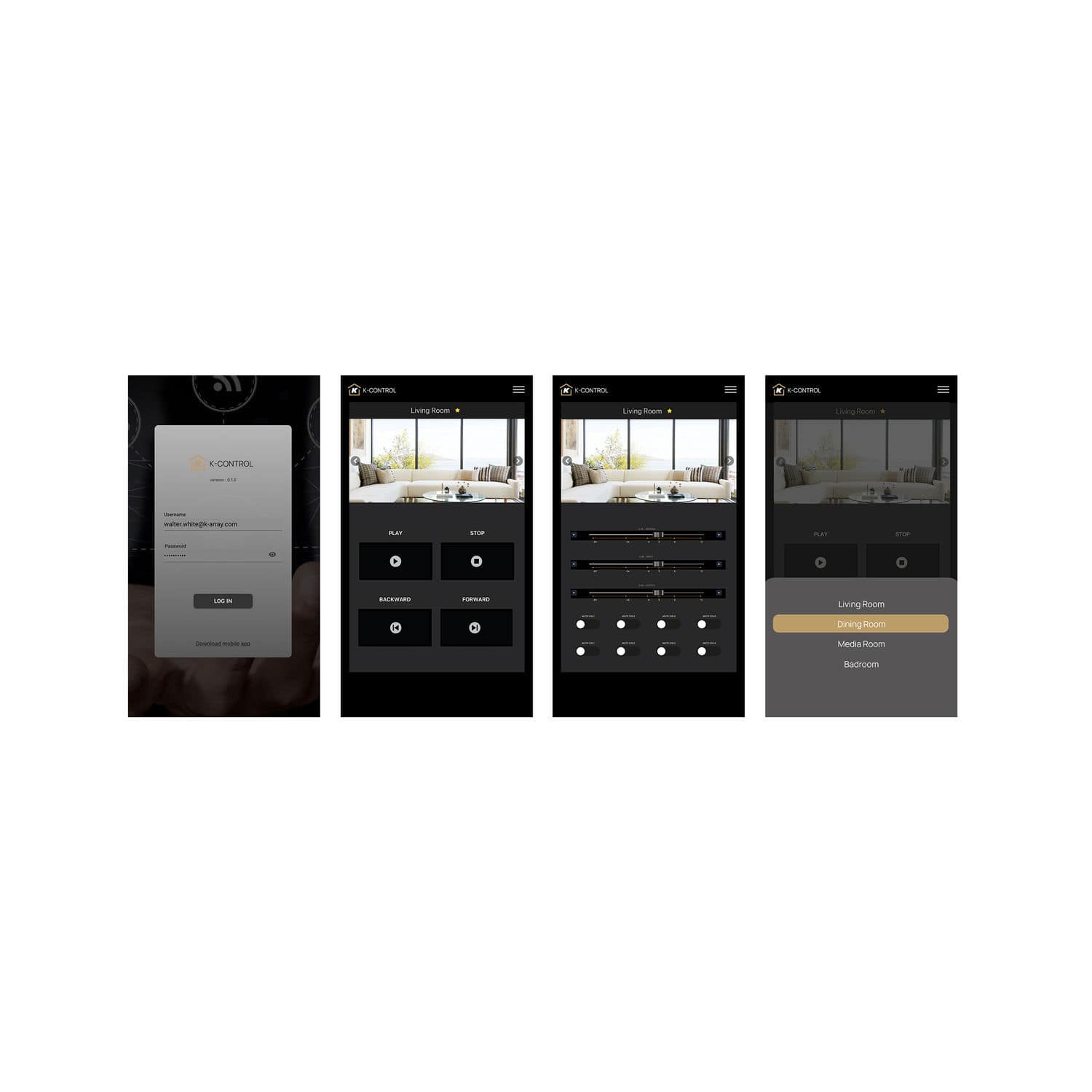 Audio-Software - K-CONTROL - K-array - Kontroll / für Smartphone / für Tablet