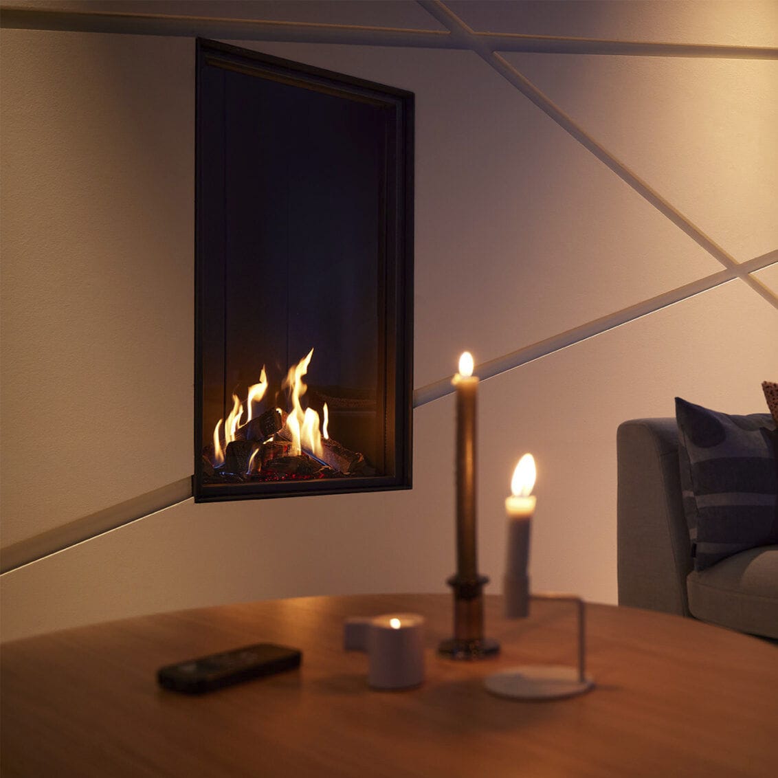 Gaskamin - 55XH - thermoCet International BV - Einbau / für Wandmontage ...