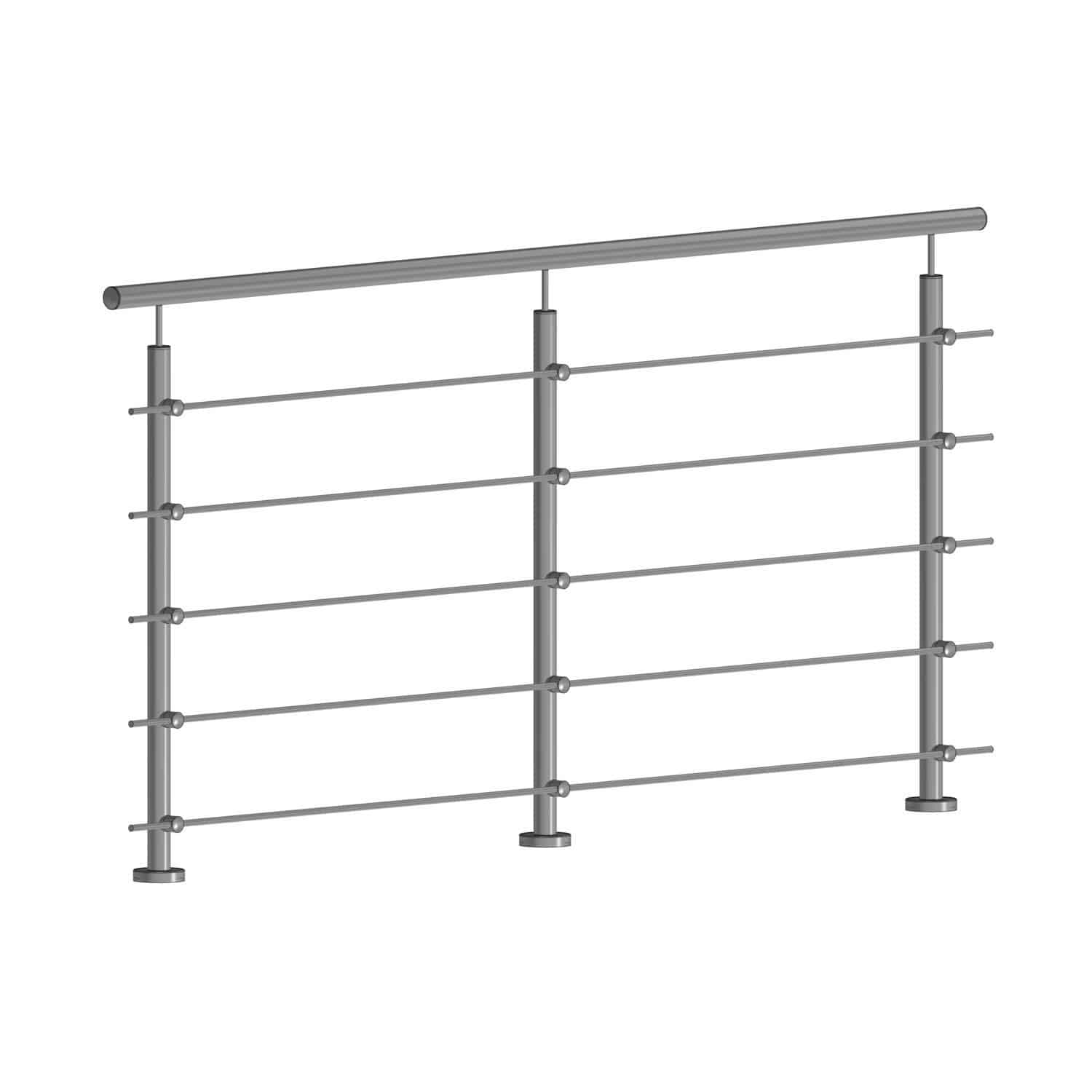 Stahlgeländer - BL.PT42.4HD12.04.S/960 - RX Inox France - Geländer ...