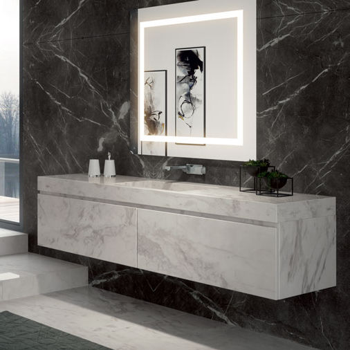 Waschbecken Marmor Mit Unterschrank