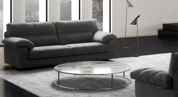 Modernes Sofa - HERO - GRASSOLER - Stoff / schwarz / für öffentliche Einrichtungen