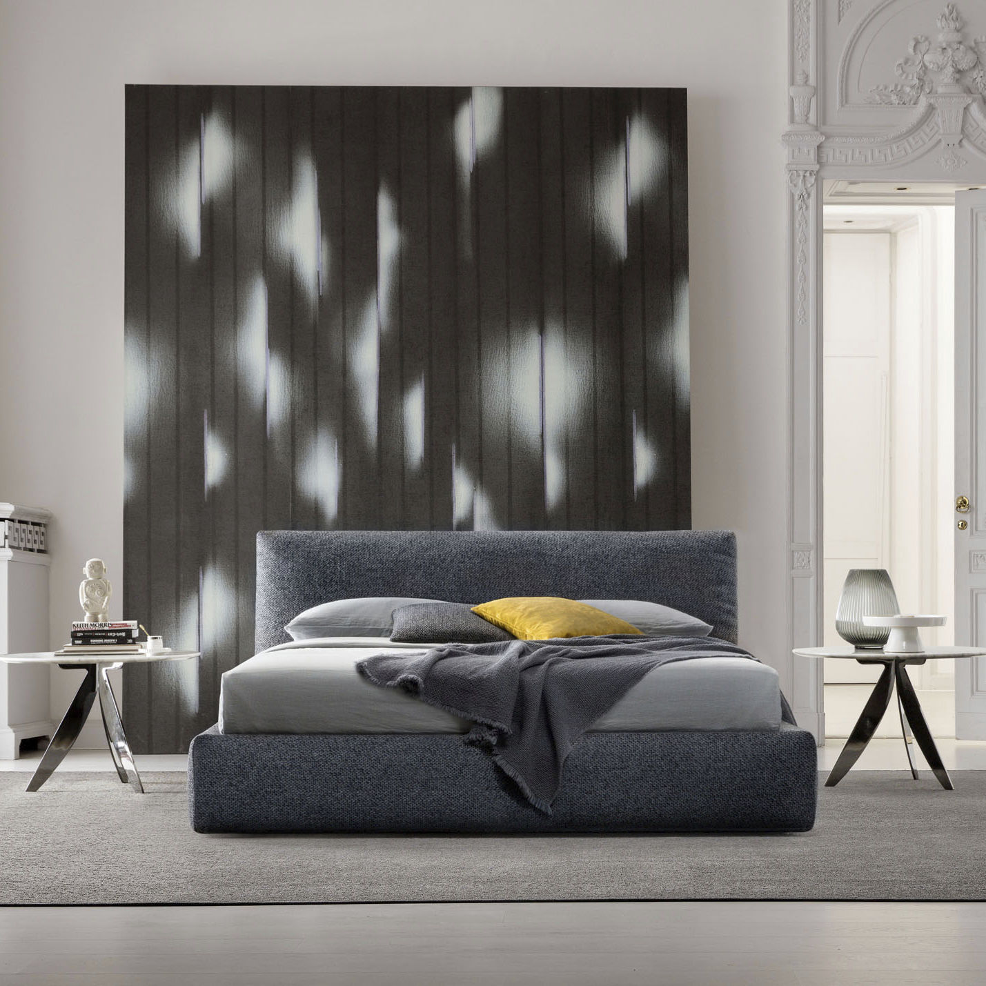 Doppelbett - SOHO - BERTO - modern / Polster / Kopfteil