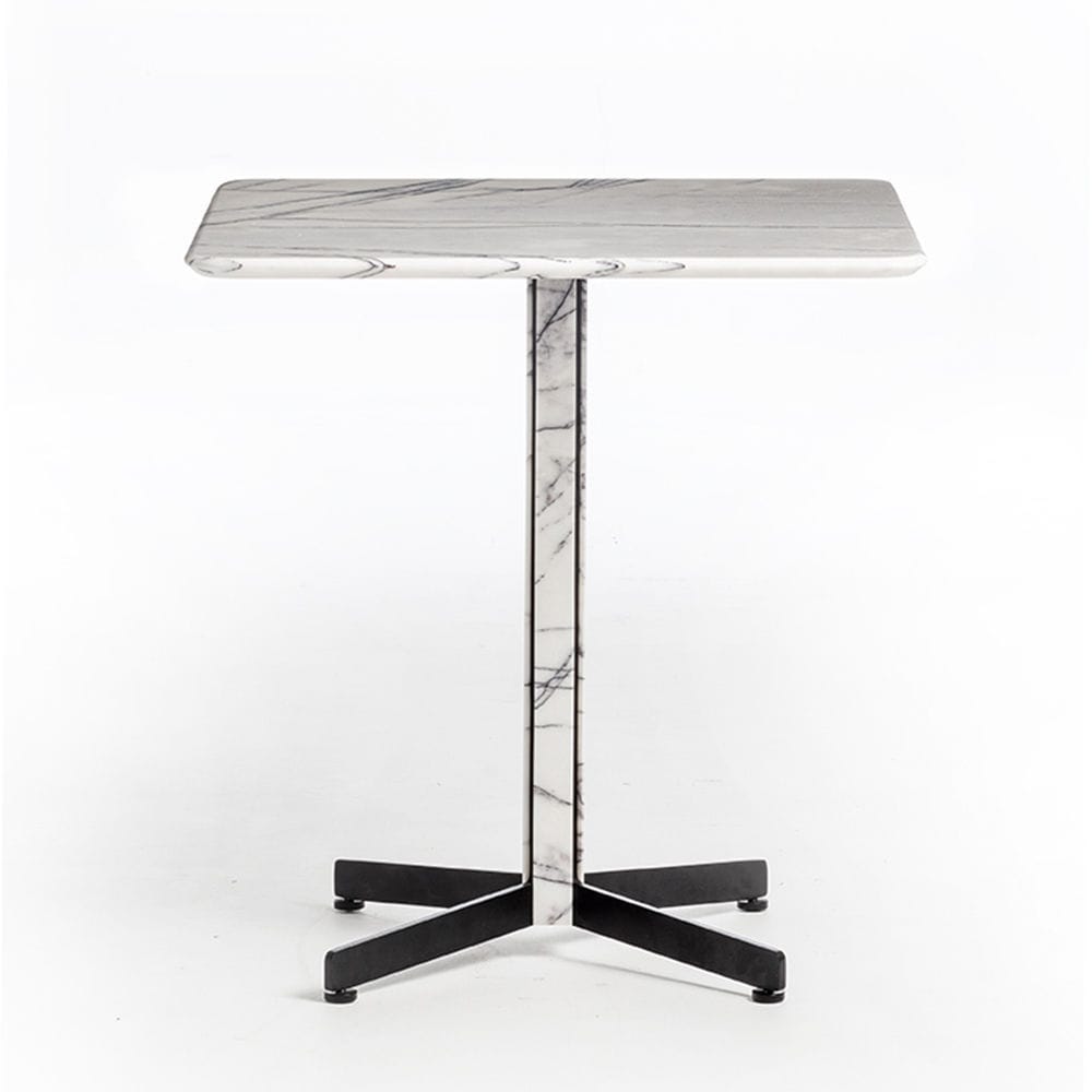 Moderner Bistrotisch - Piana M - arrmet - Marmor / Gestell aus ...