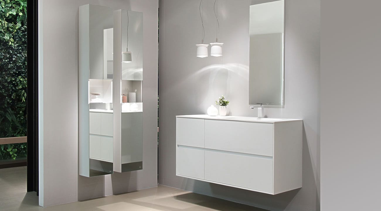 Wandhängender Waschtisch-Unterschrank - BLANCO POLAR MI - Dica - Holz ...