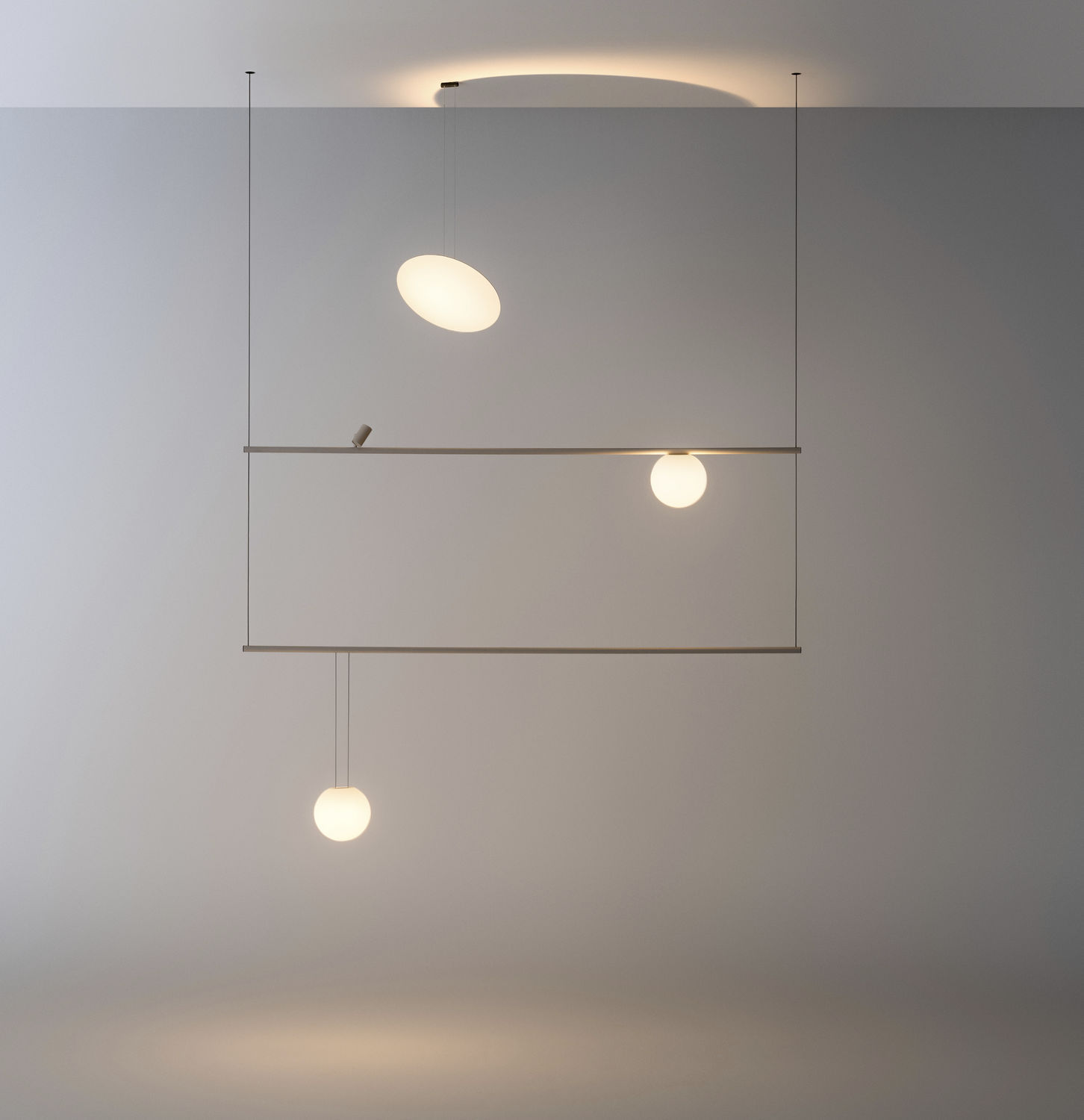 Hängelampe - Circus - VIBIA LIGHTING - PMMA / Polycarbonat / Aluminium