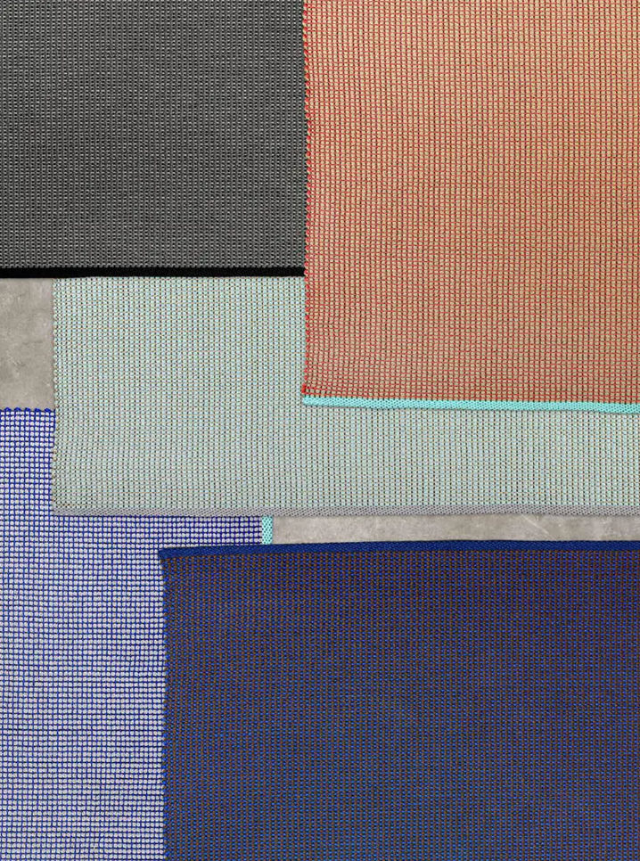 Moderner Teppich - LAMBRO - TISCA ITALIA - Patchwork / einfarbig / PP