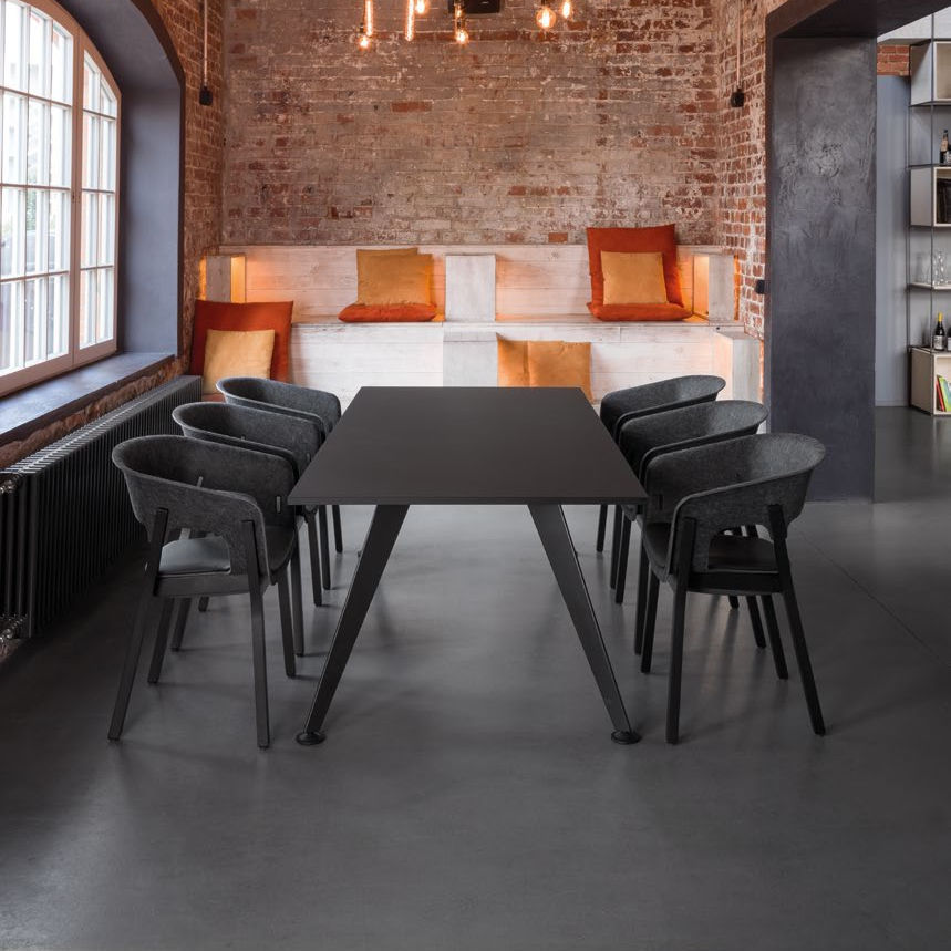 Moderner Besprechungstisch - Comta - Kusch & Co - Holzfurnier / HPL ...