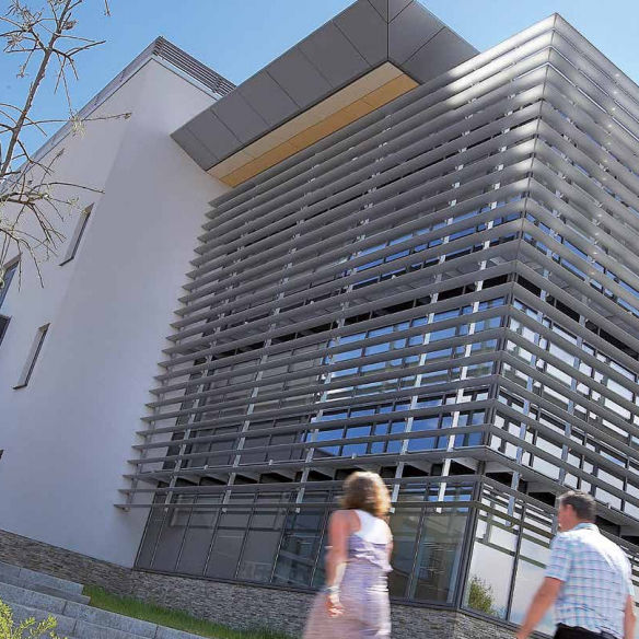 Schiebe-Fensterladen - LOGGIALU® PARO PRIVACY - RENSON - Lamellen ...
