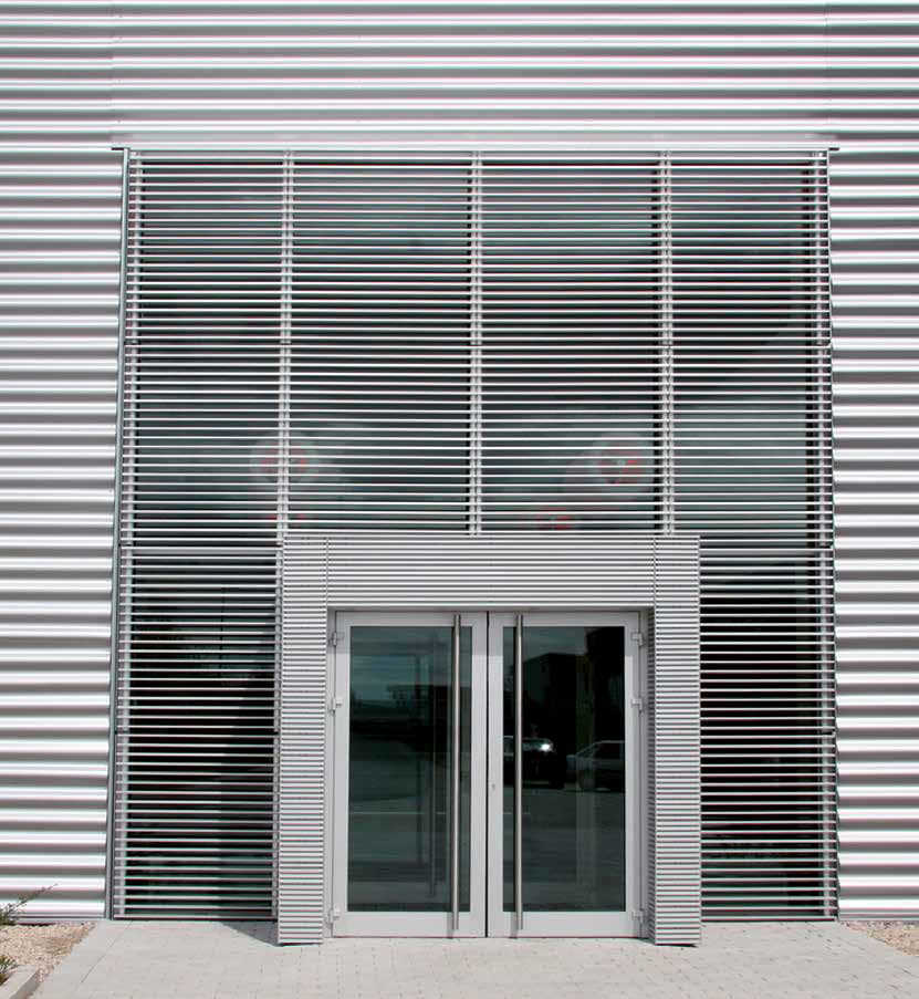 Fassadenverkleidung aus Lamellen - LINIUS® L.050WS - RENSON - Aluminium ...