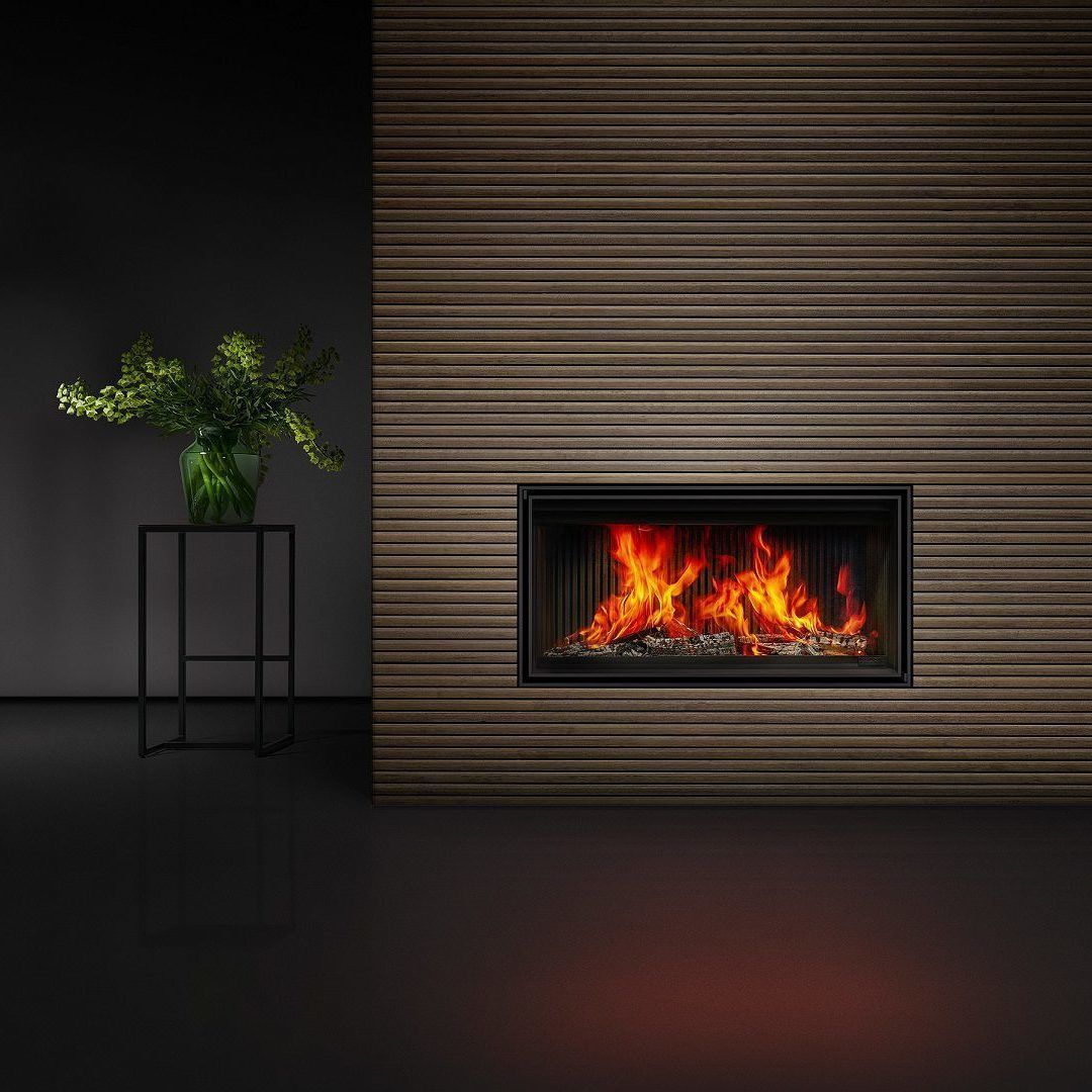 Holzkamin - Evolux 100-45 - Barbas - Einbau / Einseitig / geschlossen
