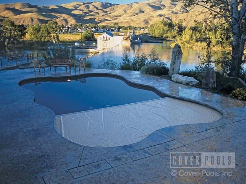 Automatische Poolabdeckung - COVER POOLS - Sicherheit / für Freiformbecken