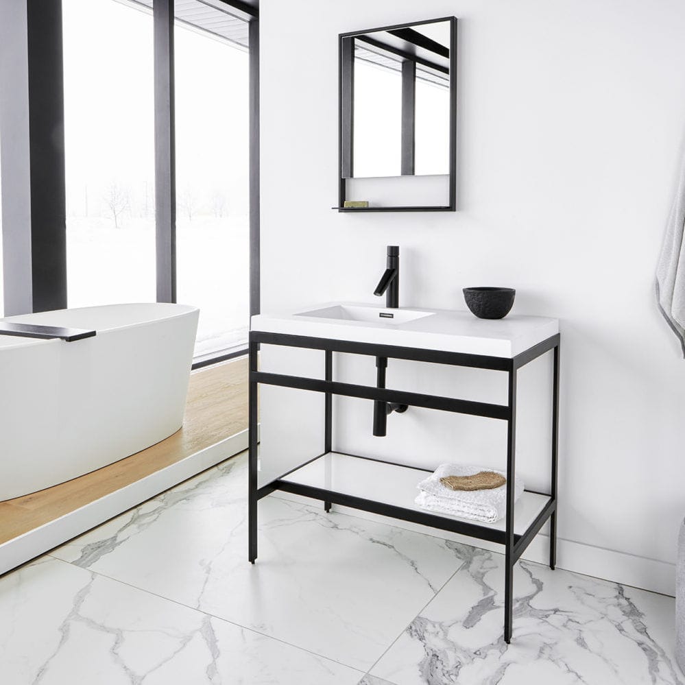 Doppelter Waschtisch-Unterschrank - CONSOLE - WETSTYLE - freistehend ...