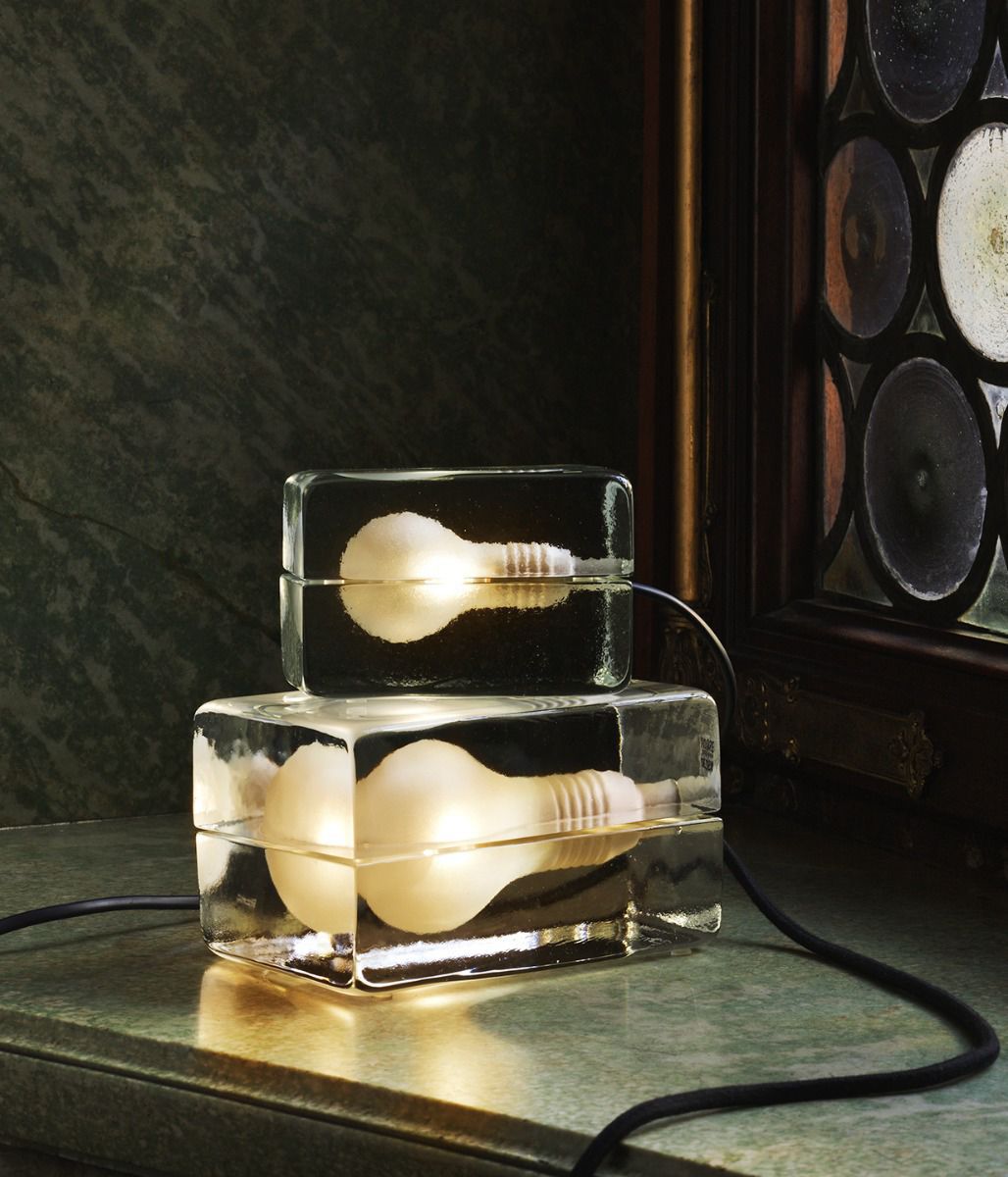 Tischlampe - BLOCK - DESIGN HOUSE STOCKHOLM - Glas / originelles Design ...