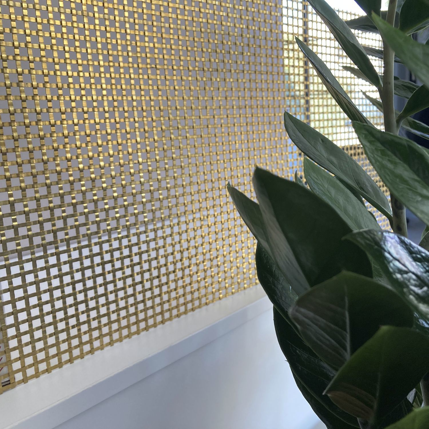 Metall-Geflecht / Messing - FLAT - MC&I - Edelstahl / für Fassaden ...