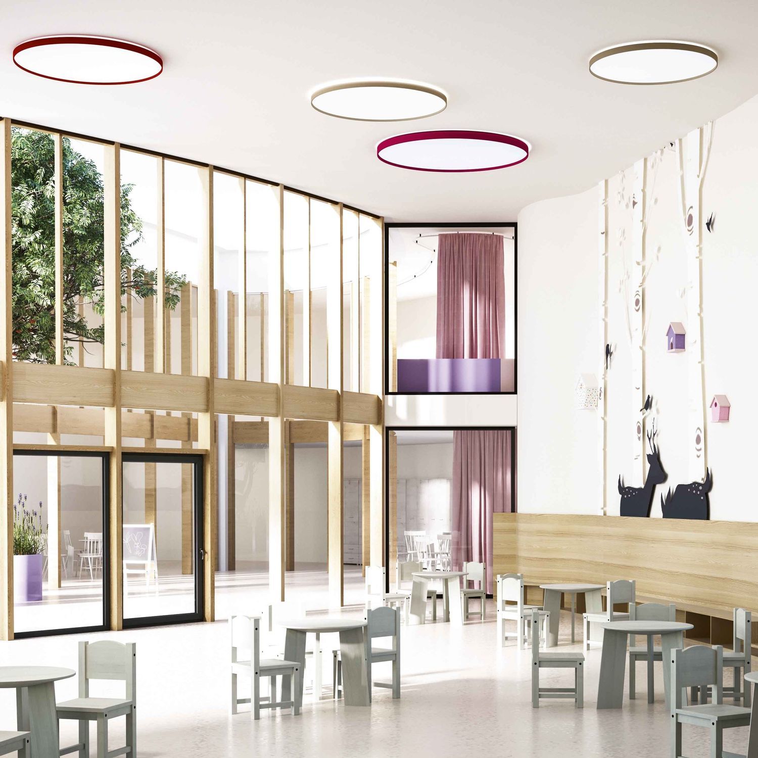 Aufbauleuchte - SIGN DIVA - PROLICHT - LED / rund / IP20