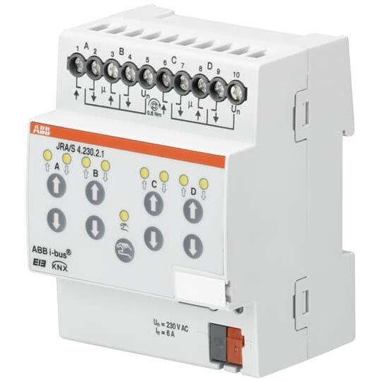 Jalousie Aktor / KNX - JA/S4.SMI.1M - ABB Home and Building Automation ...