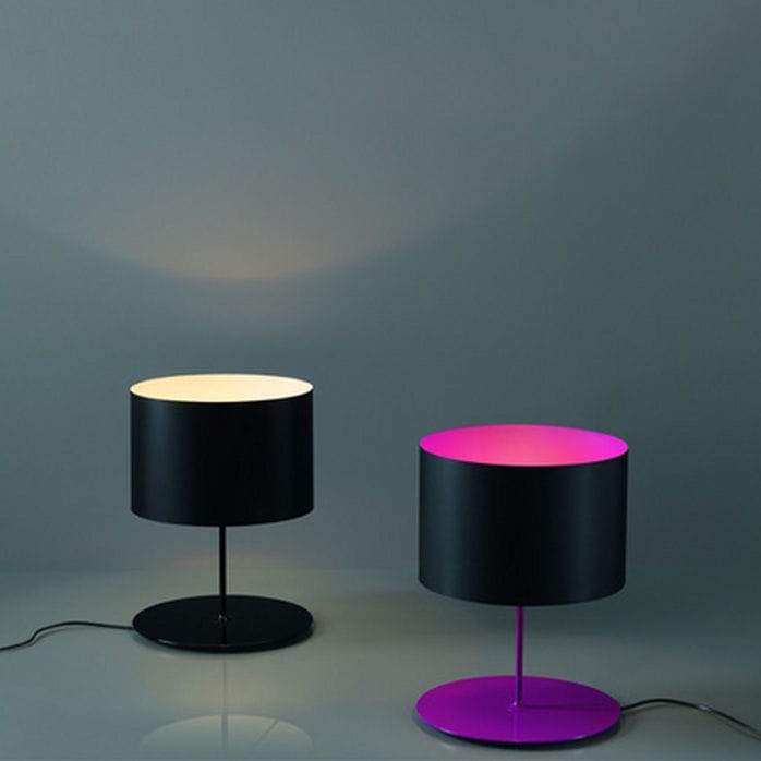 Tischlampe - HALF MOON MINI - Karboxx - Kohlefaser / modern / mit Kabel