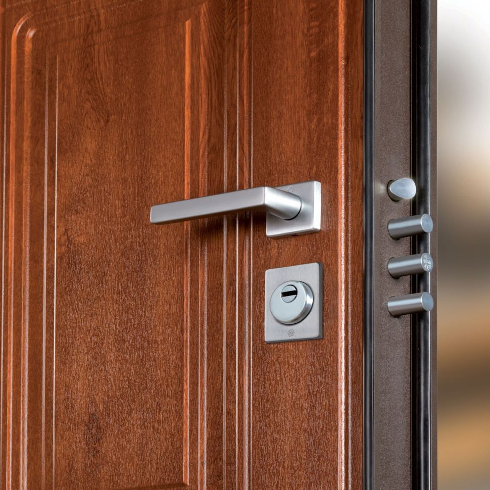 Tür für Innenbereich - STEEL PROJECT - PVC / einflügelig / ohne Verglasung