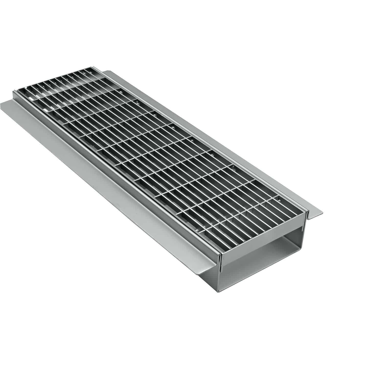 Gitter-Abflussrinne - CB.150 - LEONI s.r.l. - Stahlgitter / Pflaster ...