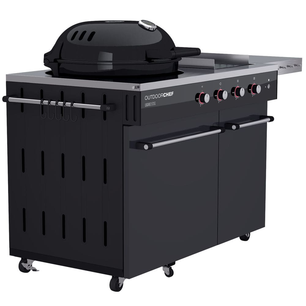 Gas-Gartengrill - LUGANO 570 G EVO - Outdoor Chef - auf Rollen / aus ...