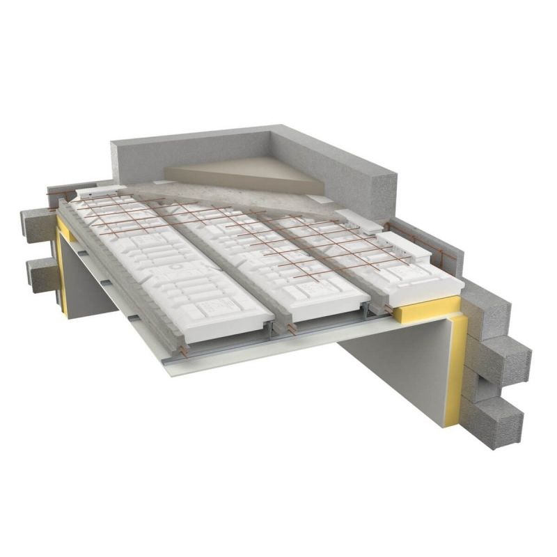 Hohlkörper-Zwischendecke - EQUATIO® TOIT-TERRASSE - RECTOR - Beton ...