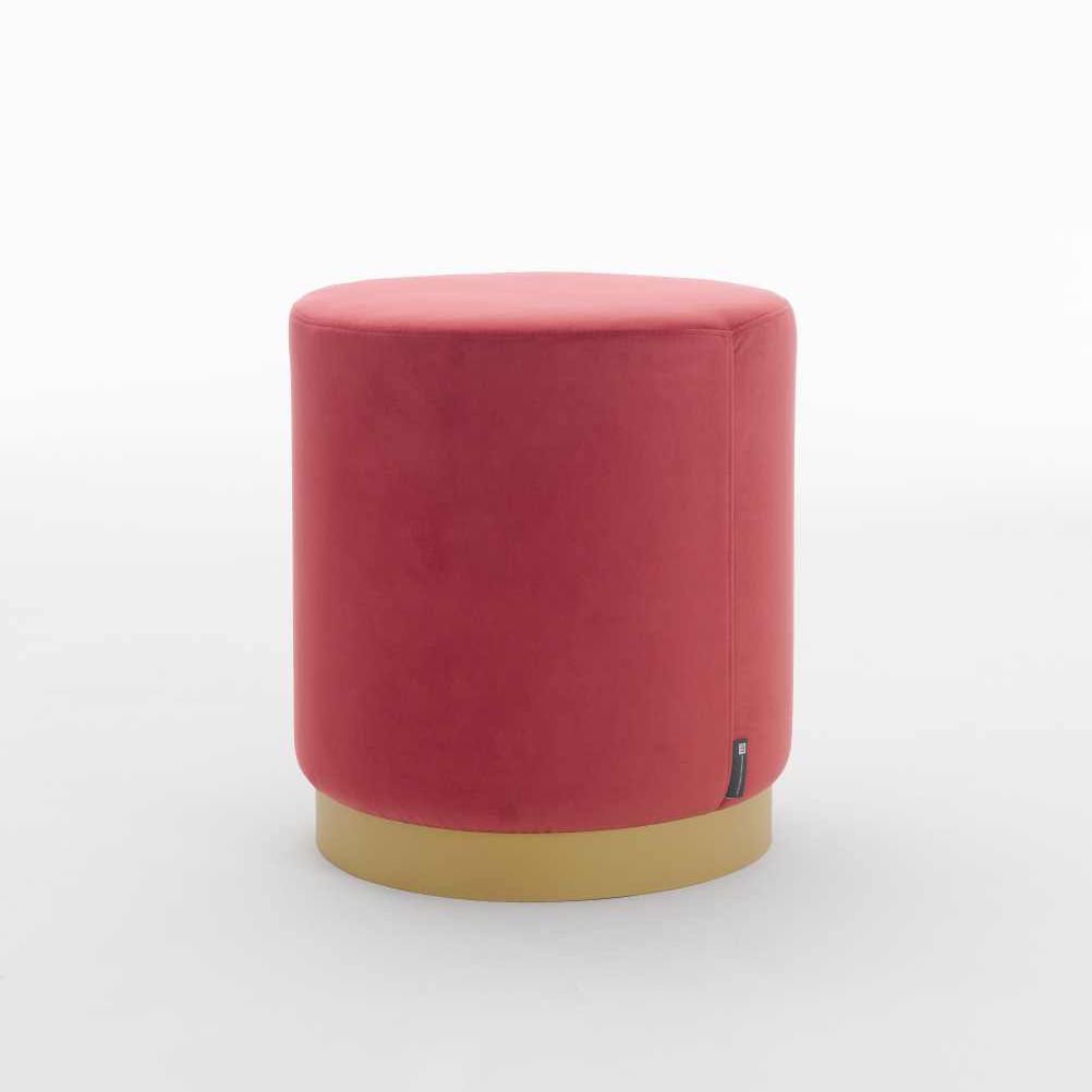 Modernes Sitzkissen - ROLL - I.T.F. DESIGN SRL - Samt / Kunstleder / rund