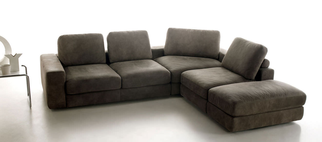 Modulsofa - BRERA - Rosini - modern / braun / Stoff