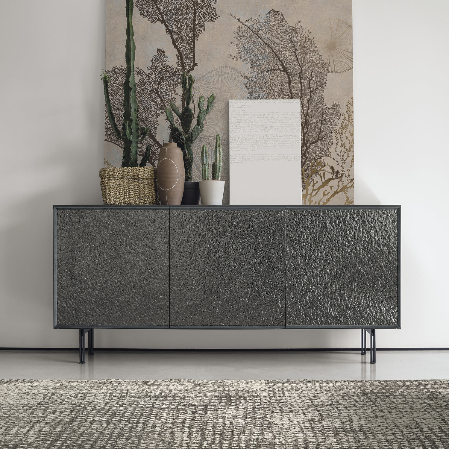 Modernes Sideboard - GIUNONE GLASS - Target Point - Glas / Laminat ...