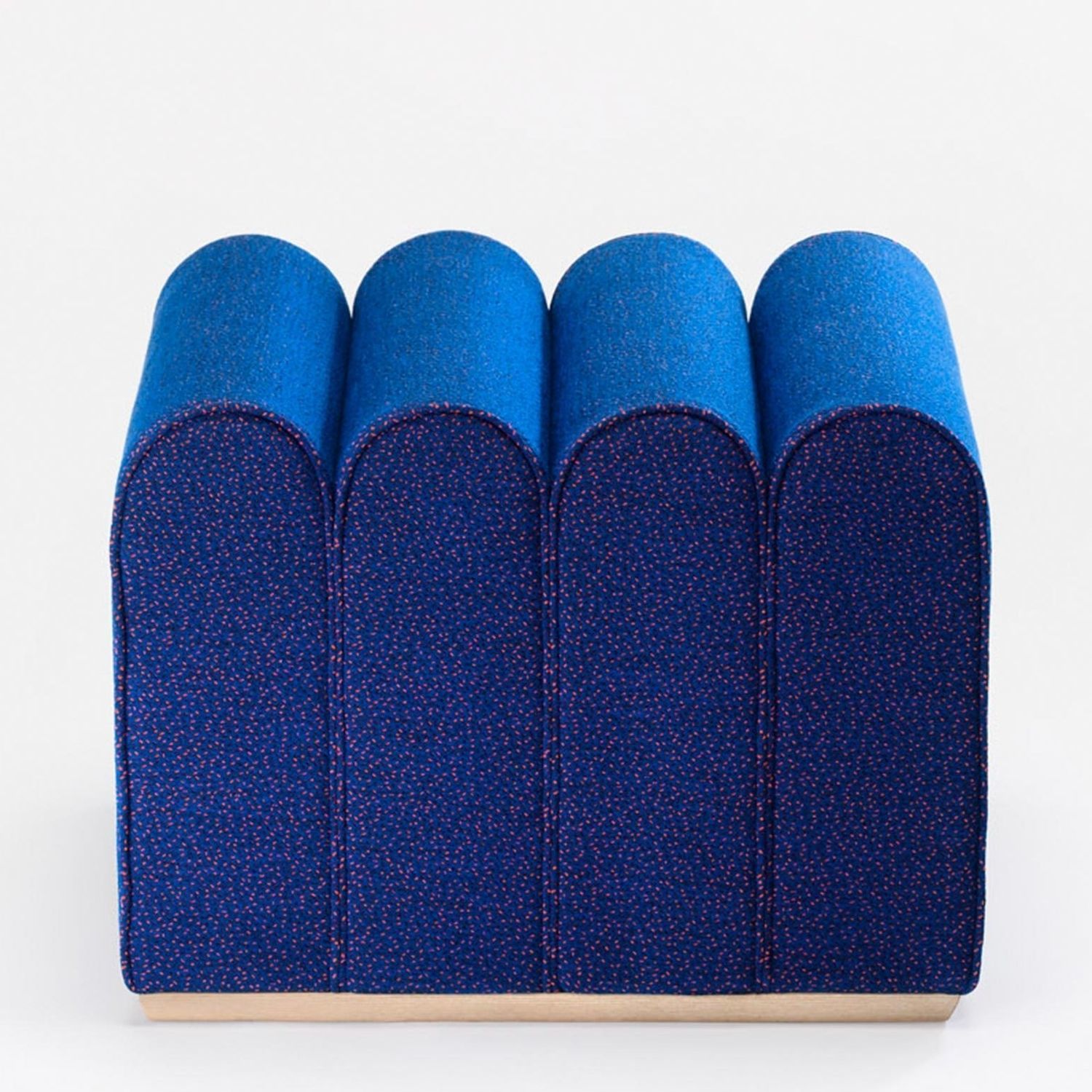 Modernes Sitzkissen - Arkad S - Zilio A&C - Stoff / quadratisch / Eck