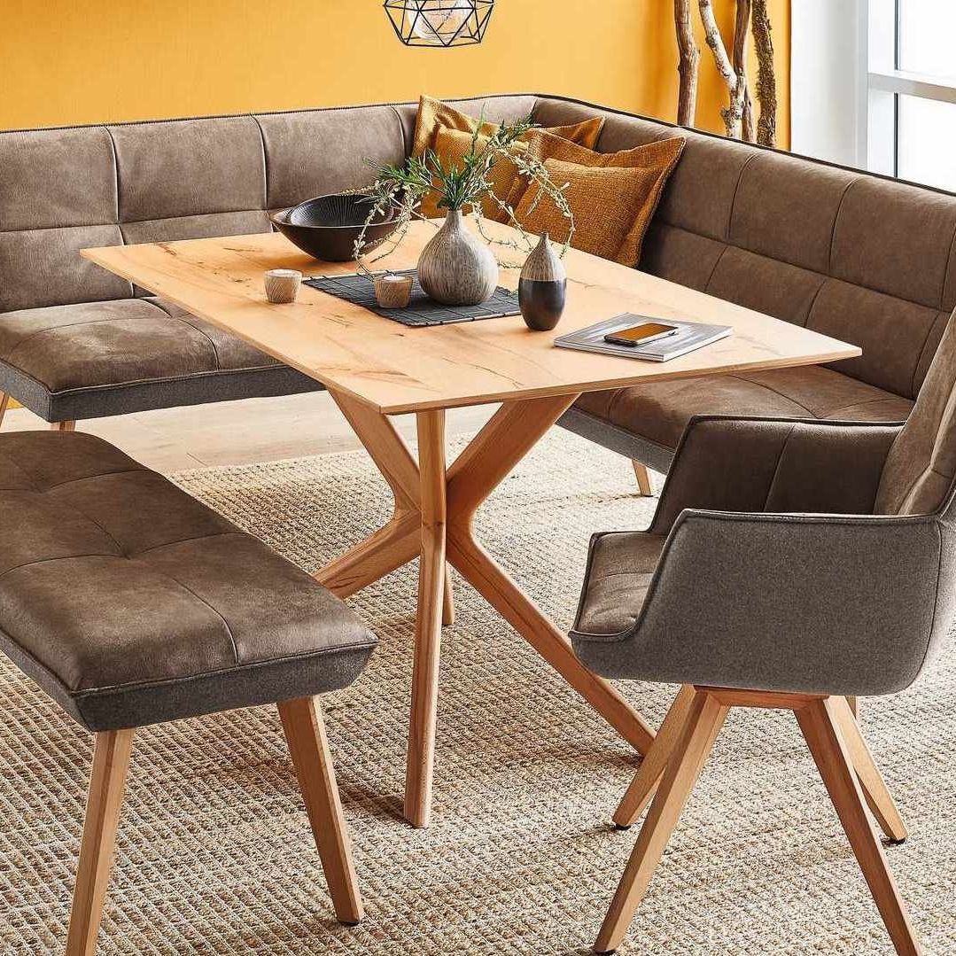 Moderner Esstisch - T1005 - Koinor - Holzfurnier / Keramik / HPL