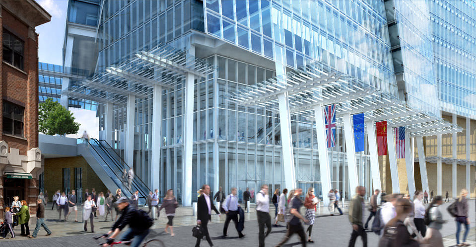 Vorhangfassade / freitragende Struktur - THE SHARD - Permasteelisa ...