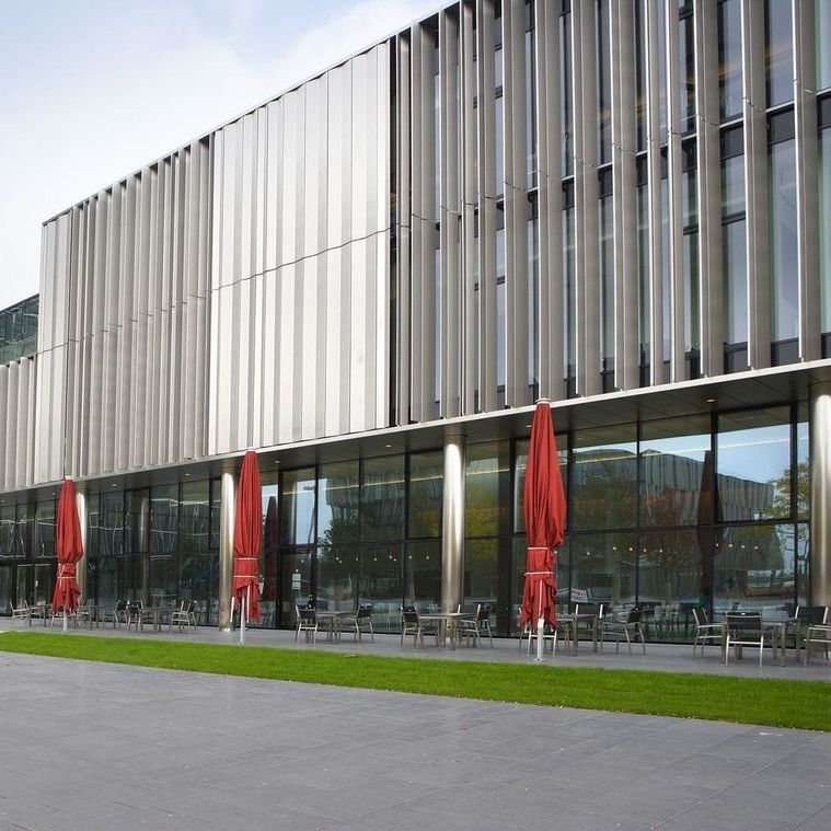 Metall-Sonnenschutzlamelle - DFP - für Fassaden / für Fenster / vertikal