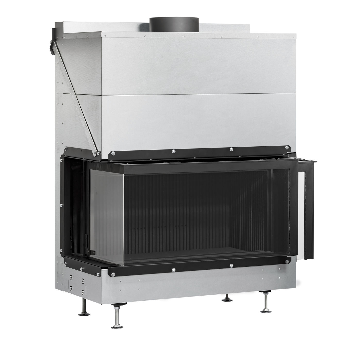 Holzkamin - ULTIME D MF 1050-50 WHE 2S V20 - Metalfire Architectural ...