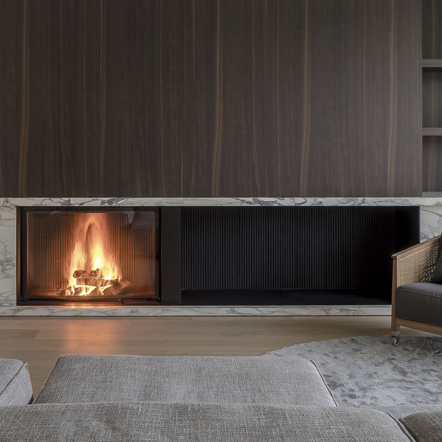 Holzkamin - ULTIME D MF 1050-75 WHE 1S - Metalfire Architectural ...