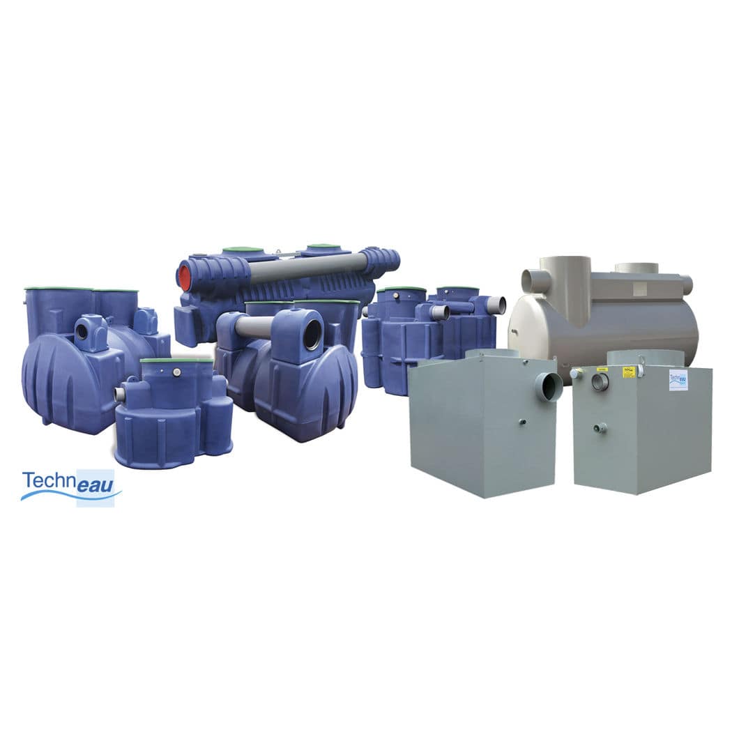 Stahl-Ölabscheider - HYDROPE - Techneau - Polyethylen / Polyester