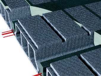 Hohlkörper-Zwischendecke - T.C.I - SEAC - Beton / Deckensteine aus ...